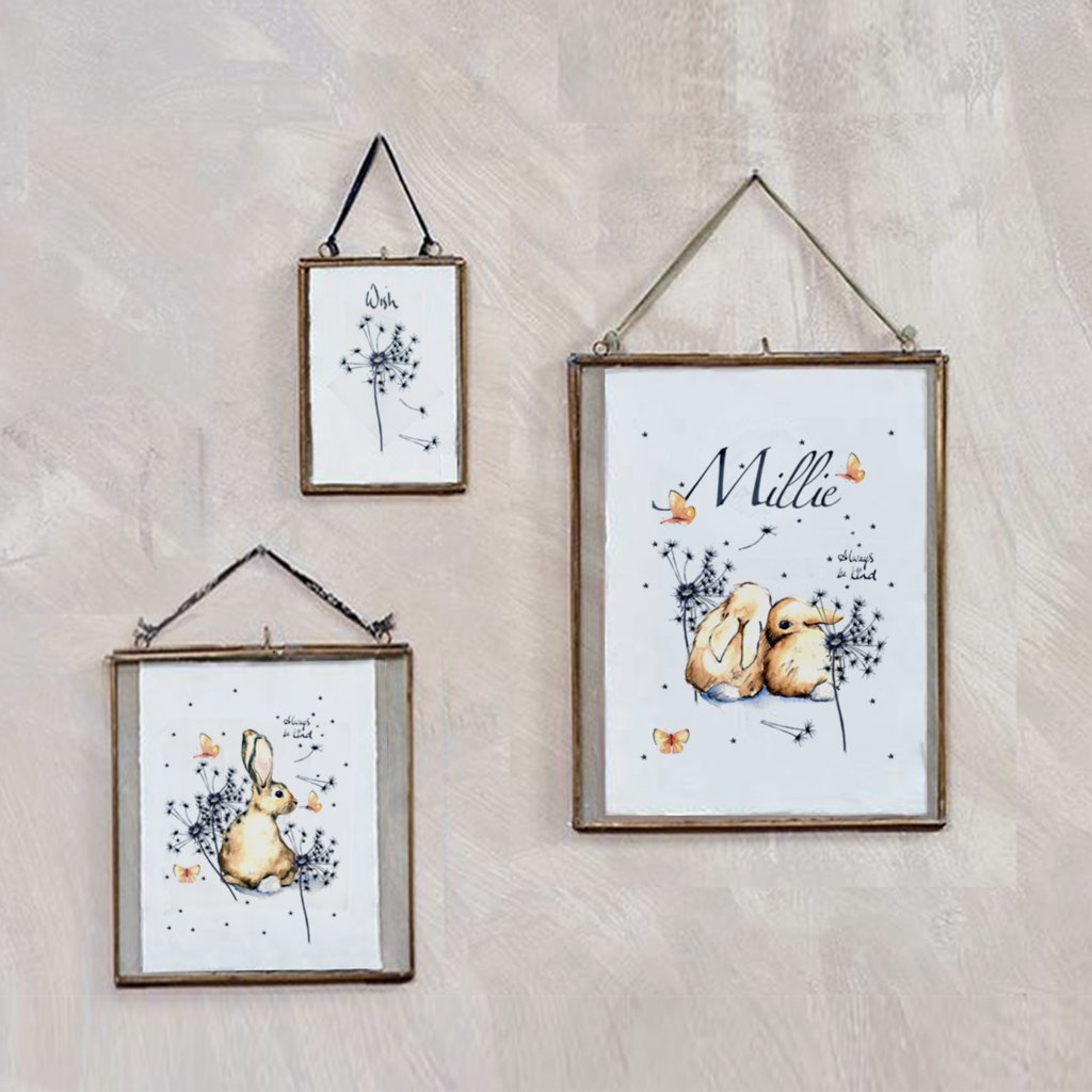 Baby Bunnies Wall Art – Luna and Folly