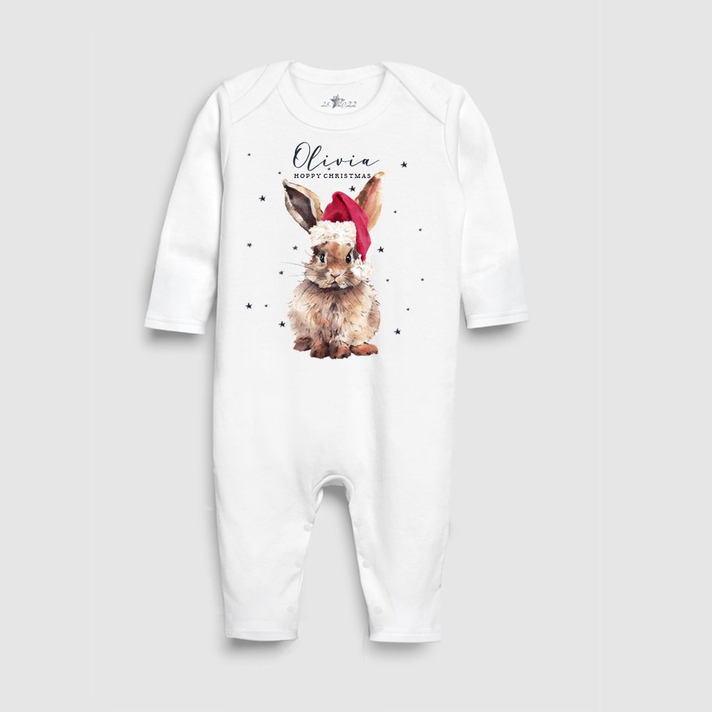 Hoppy Christmas Sleepsuit – Luna and Folly